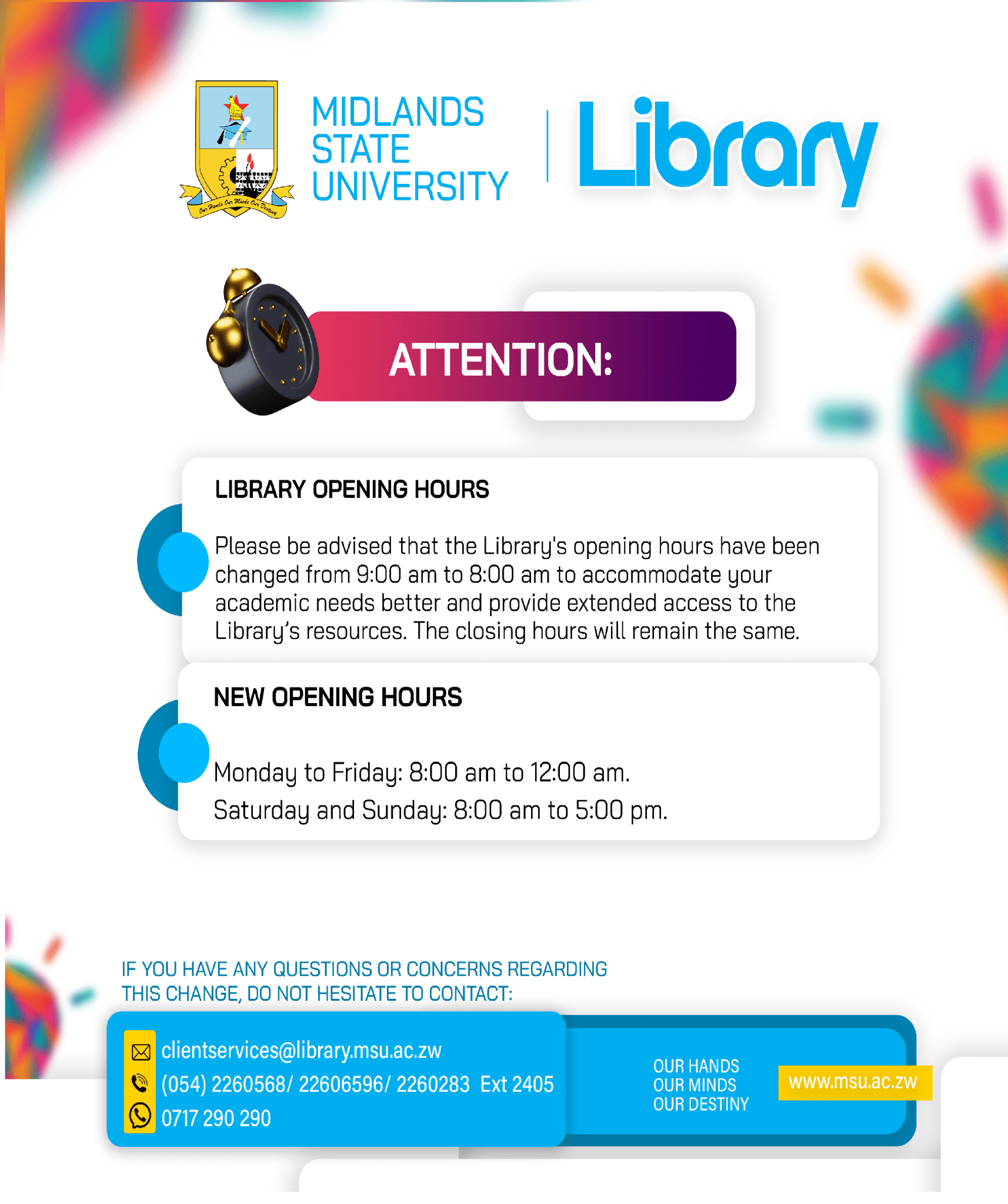 Home - Midlands State University Libraries